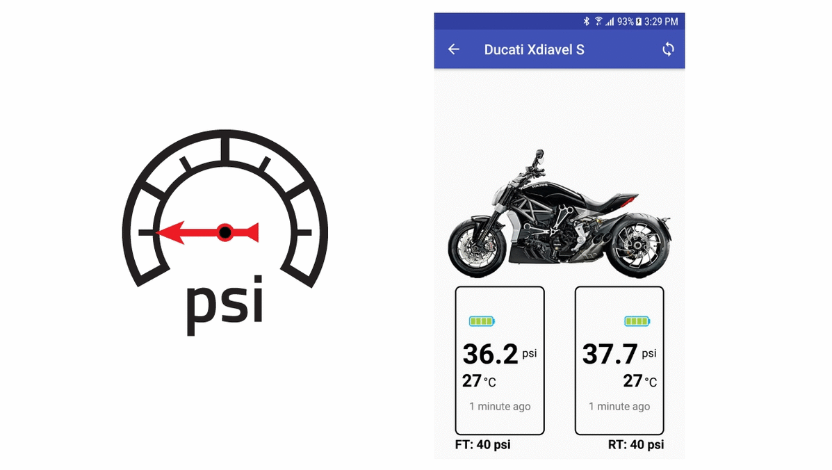 FOBO BIKE 2-Truly Bluetooth 5 TPMS For Motorcycles | Indiegogo